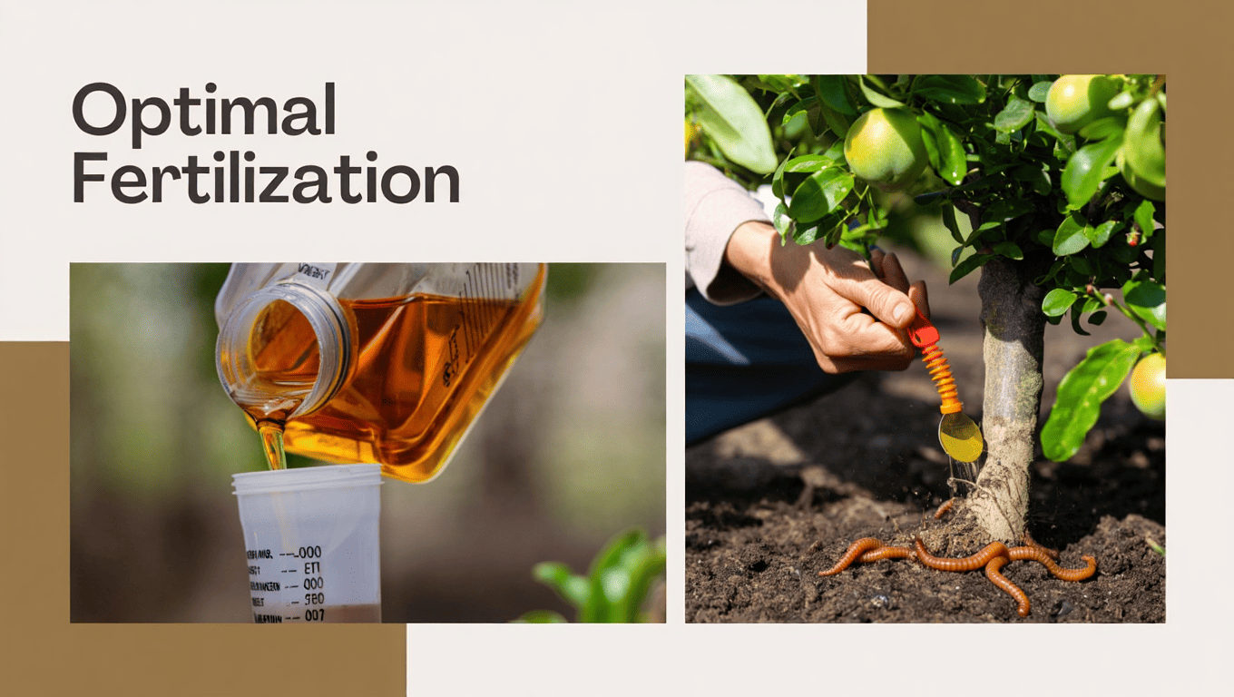 Optimal Fertilization of Fruit Trees and Shrubs Using Organic Liquid F ...